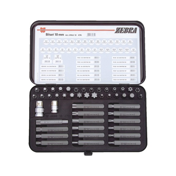Bit-Sortiment 10 mm 47-teilig online kaufen | WÜRTH