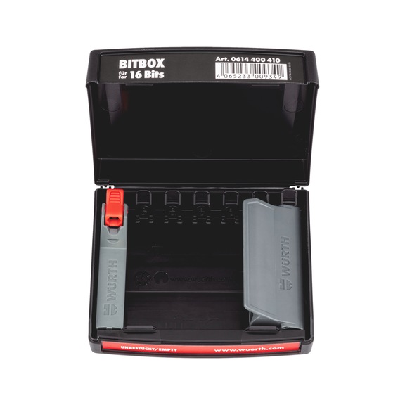 Coffret d'embouts vide taille 4 pour 16 embouts pour Professionnels | WURTH