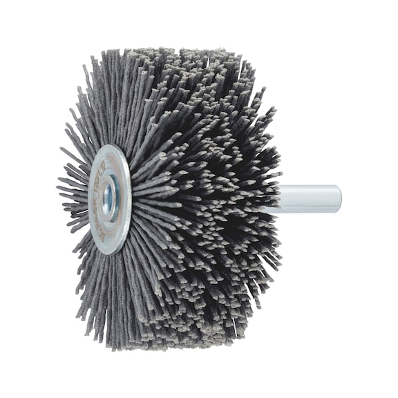 Brosse rotative ronde sur tige avec poils abrasifs pour Professionnels ...