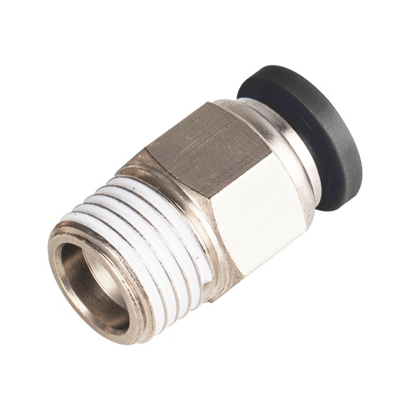 Comprar Conector roscado a presión, recto, pulg.