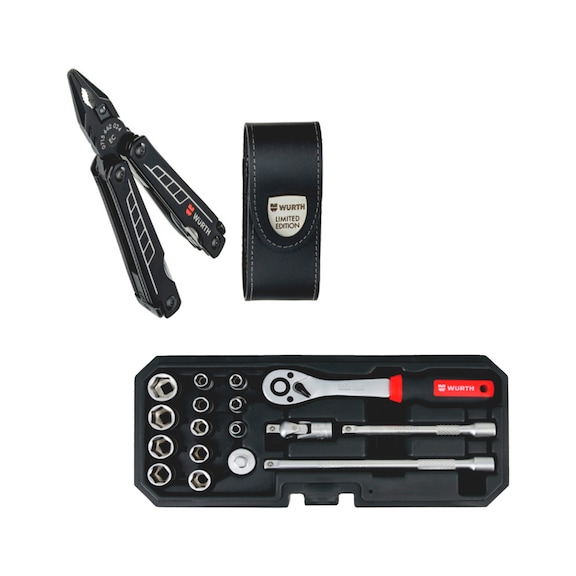 Buy Multi-tool + socket wrench set 19 pcs online