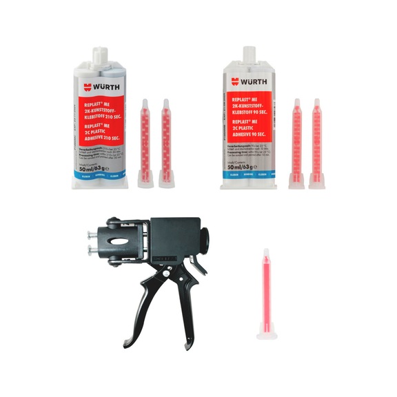 Buy Two-part plastic adhesive Replast starter set online