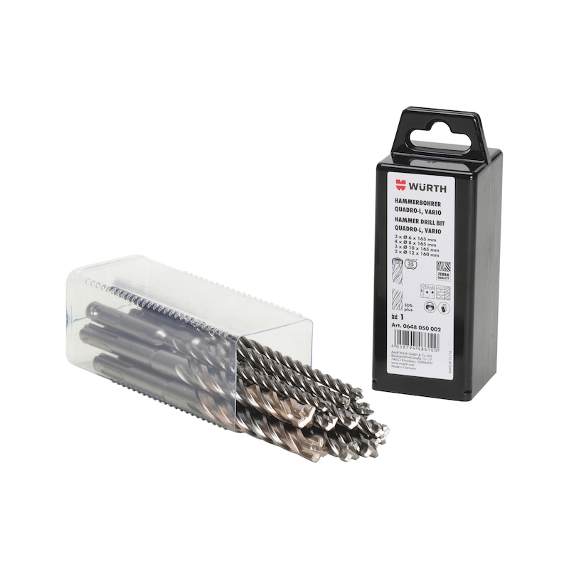 Buy Ham. dr. bit Multipack Plus Quadro-L Vario 12 pcs. online