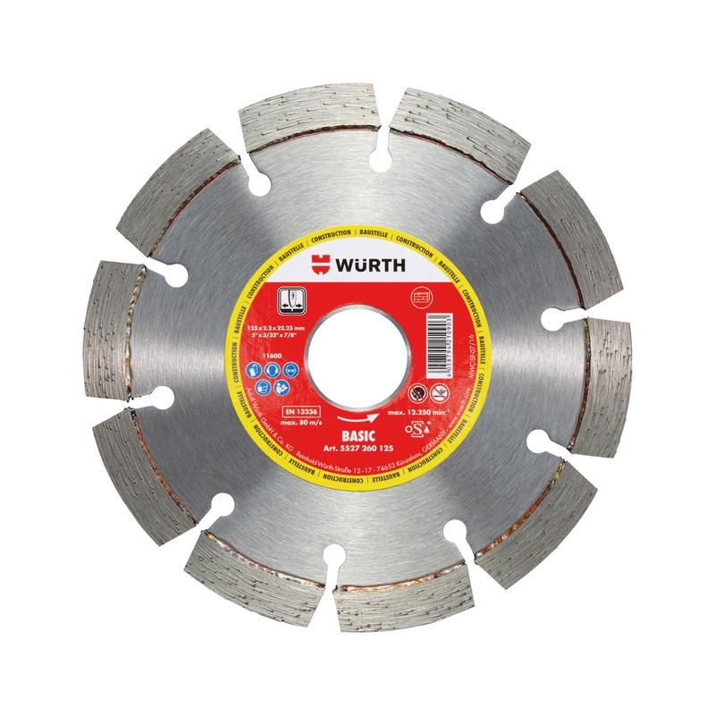 Buy Diamond cutting disc BASIC construction segmented online