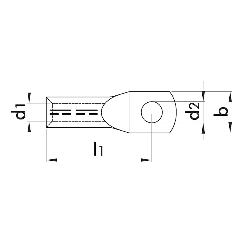 Buy Compression cable lug DIN 46235 online