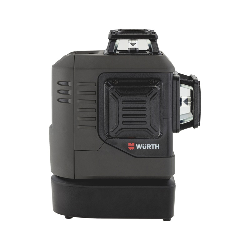 Laser multiligne MLPR-22 360° avec 3 lignes rouges | WURTH