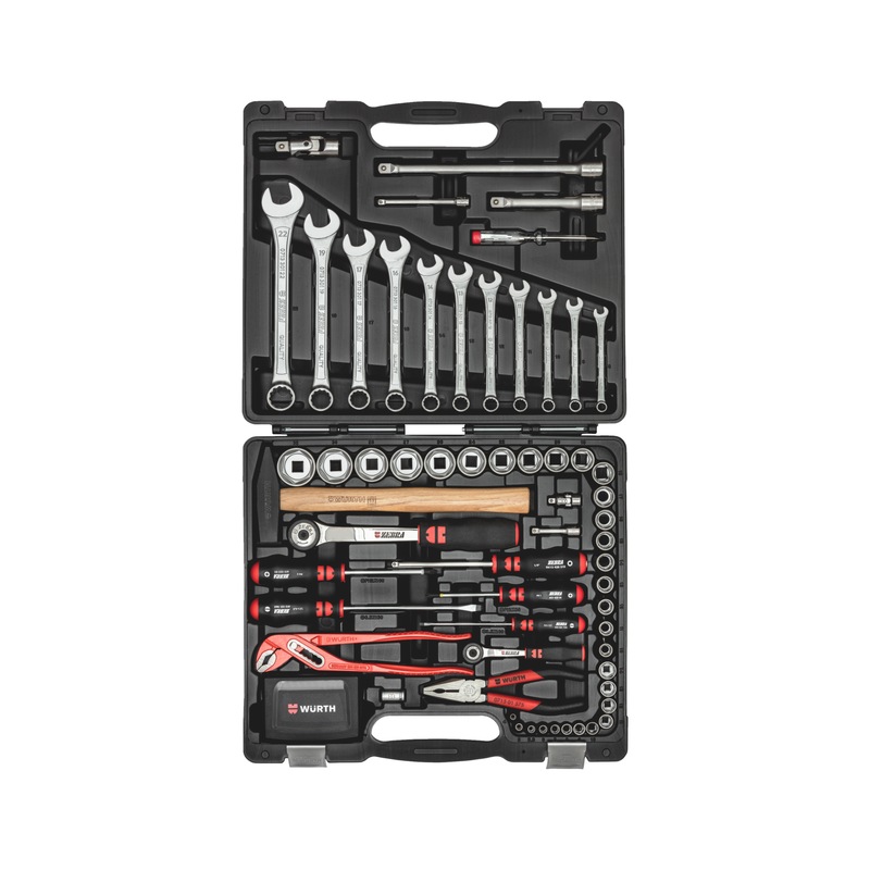 Buy Tool case complete with 93 tools online | WÜRTH