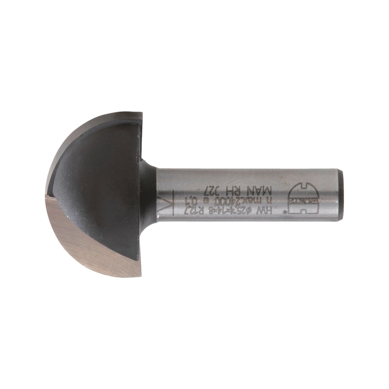 Round nose router bit