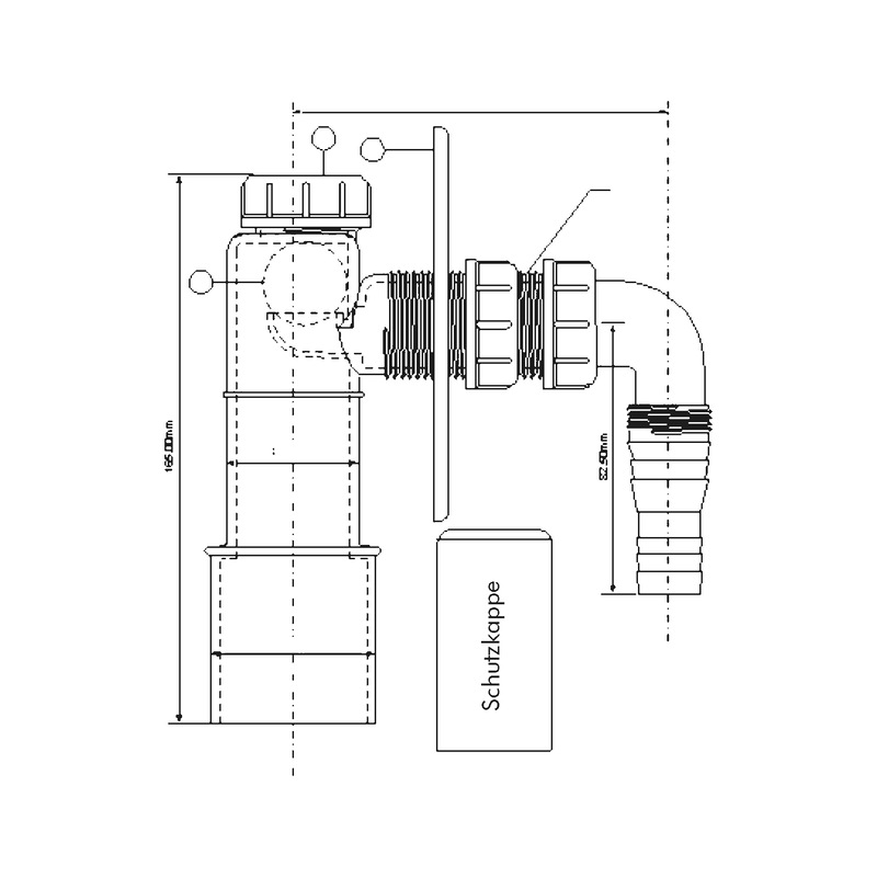 Unterputz Waschmaschinensiphon Kompakt online kaufen | WÜRTH