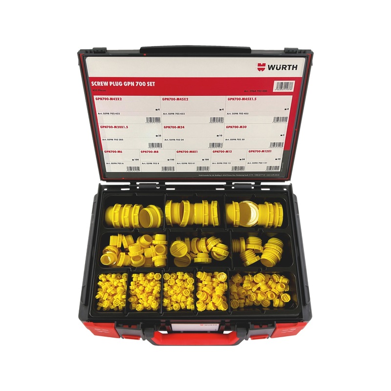 Buy Screw plug GPN 700 Set 452 pieces Sysko online