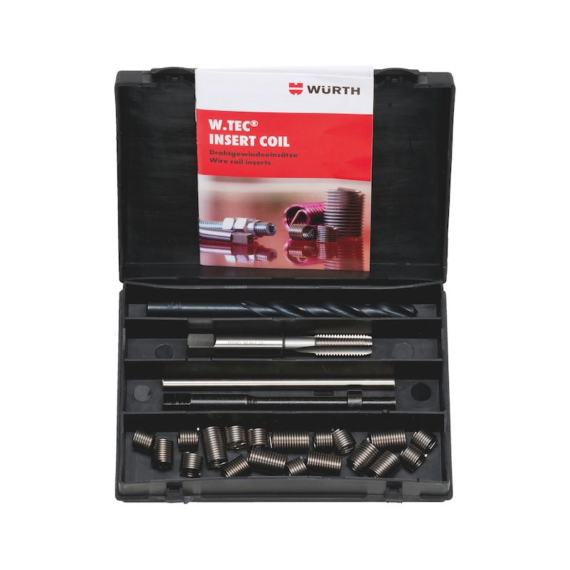 Coffret d'inserts hélicoïdaux/filets rapportés W-Tec DIN 8140 | WURTH