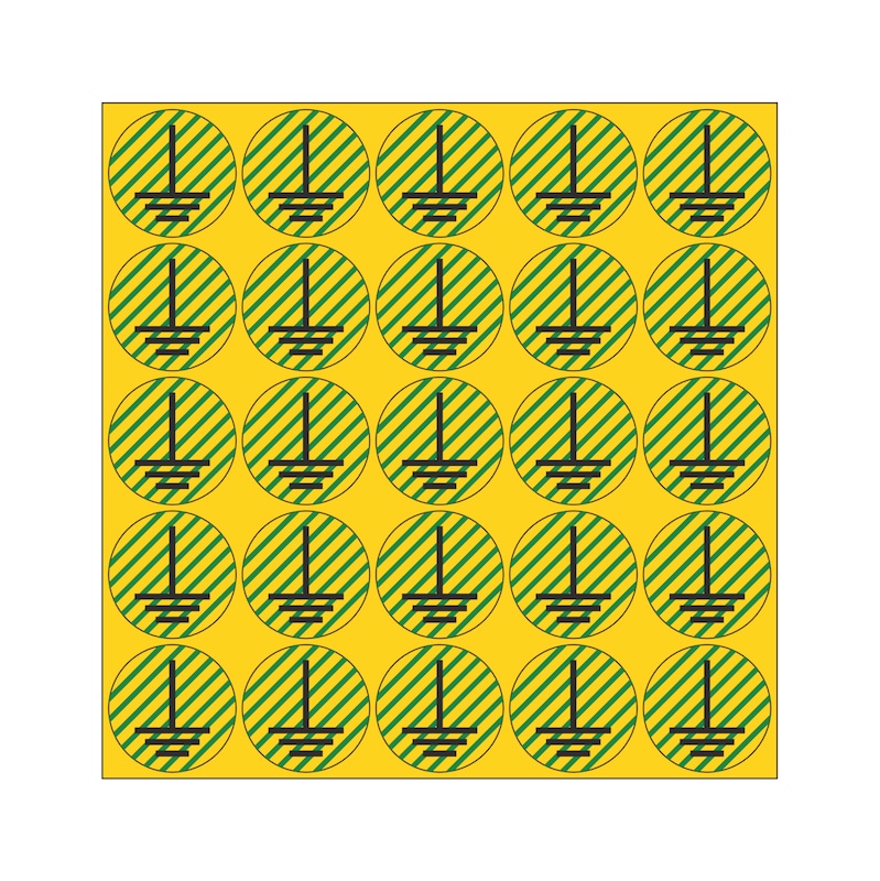 Aufkleber, Erdung (Symbol) | Würth