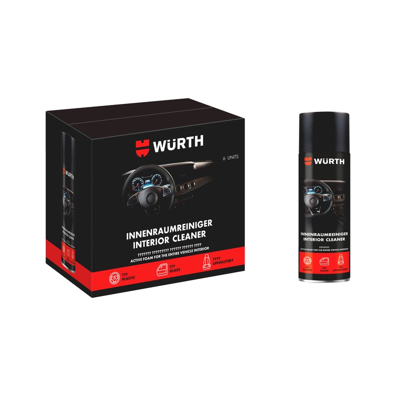 Interior cleaner promo box set 6 pcs