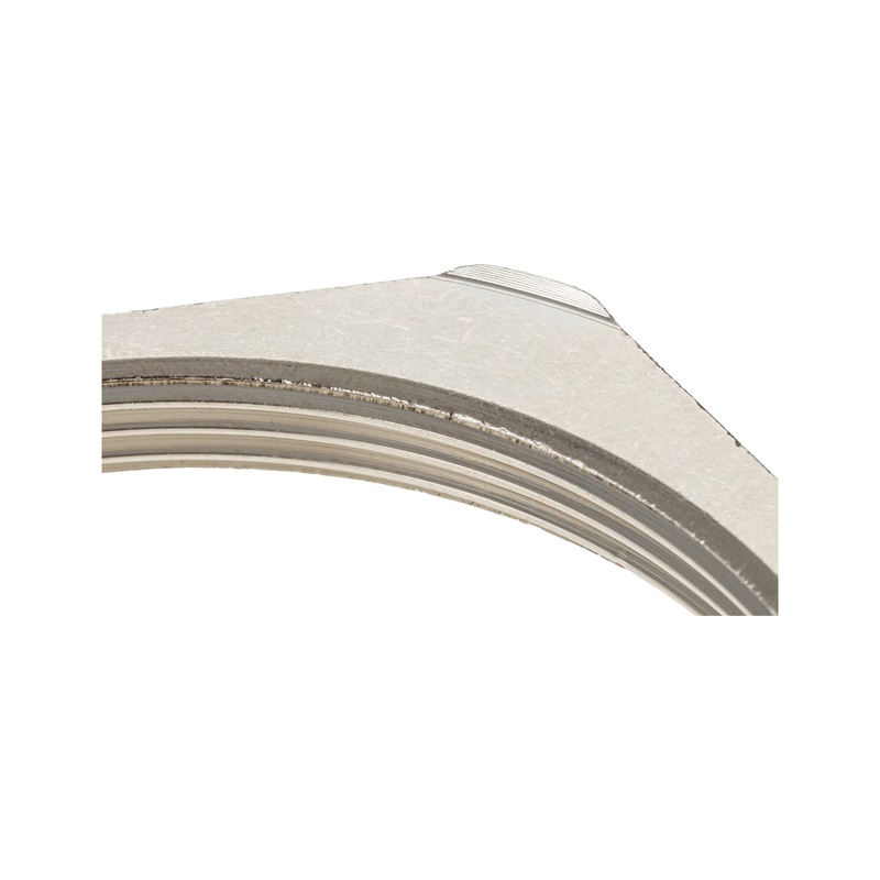 Buy Lock nut metric brass EMC with cutting edges online