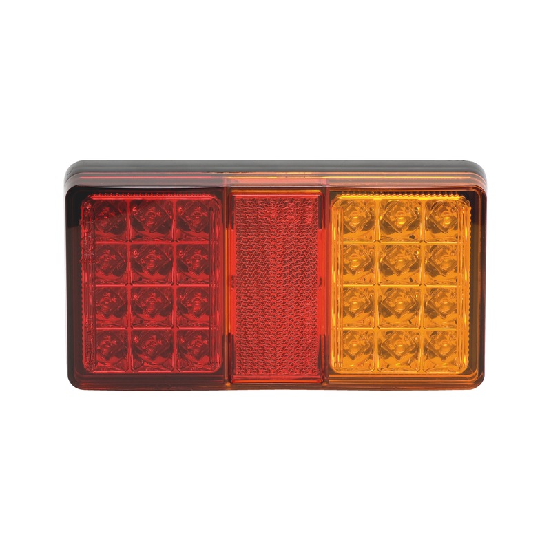 Fanale a 3 funzioni a LED rettangolare | Würth