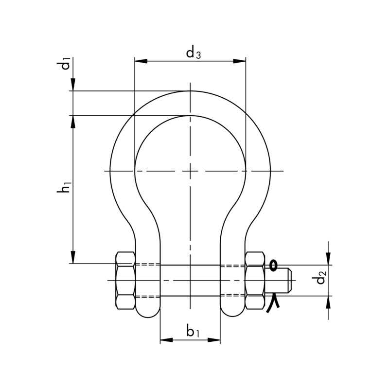Schäkel geschweift GreenPin Sicherheitsbolzen online kaufen | WÜRTH