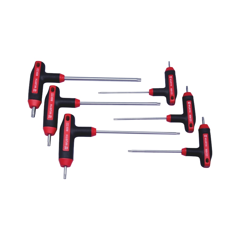 Buy T-handle screwdriver set TX 6 pcs REDSTRIPE online