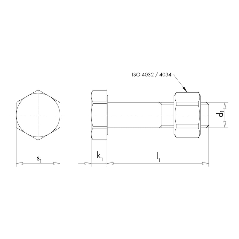 Kjøp ISO 4014/4032, varmgalv. stål 8.8U på nett