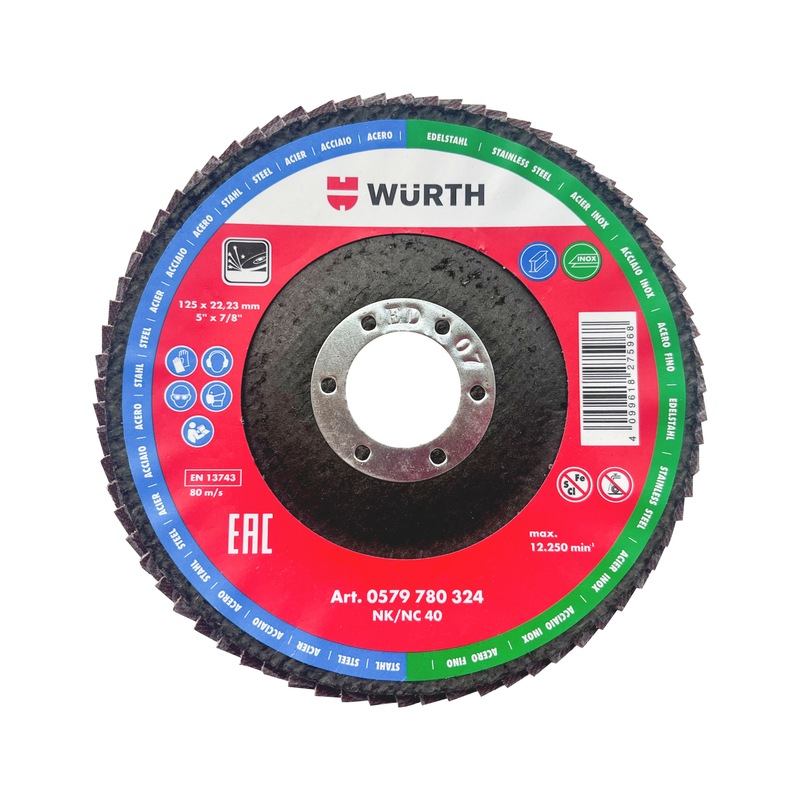 Buy Lamella flap disc f. steel/stainless steel ECONOMY online