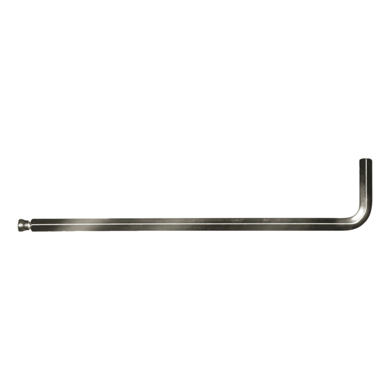 Buy Long L-shaped hex key, hexagon on one end with ball head online