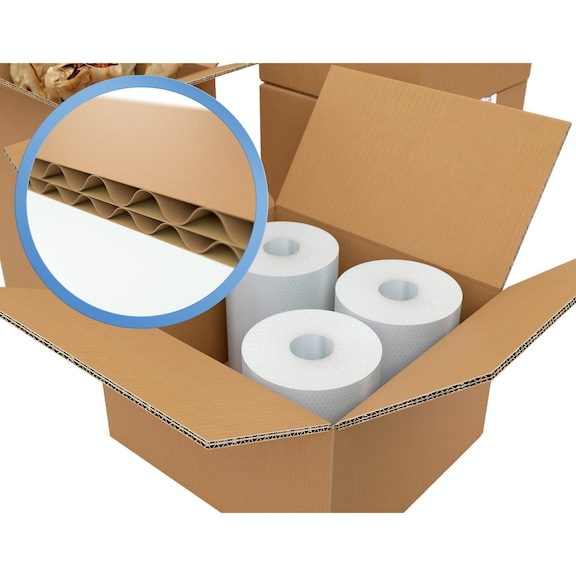 Boîtes en carton pliables en carton ondulé