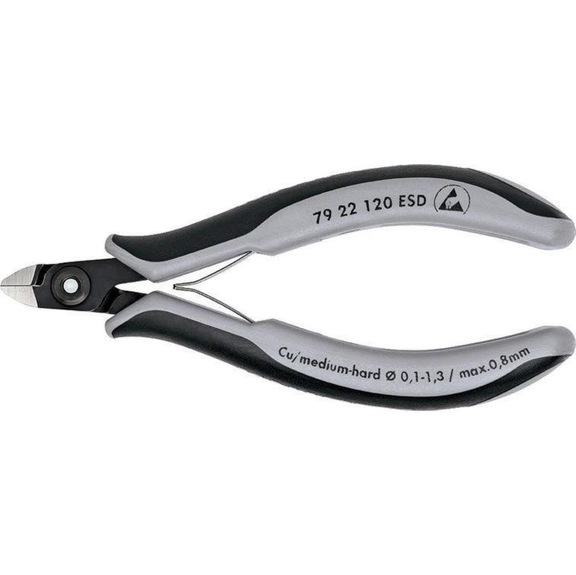 KNIPEX precision ESD electronic side cutters