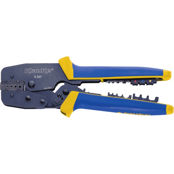KLAUKE Press tool for wire end ferrules and cable connectors up to 10