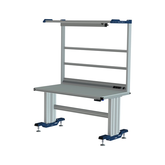 CLIP-O-FLEX Height-adjustable system workstation