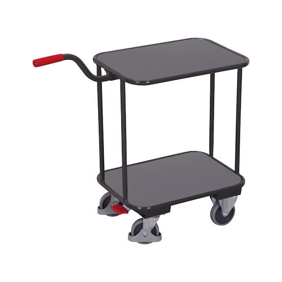 VARIOFIT Trolley with two wooden load areas