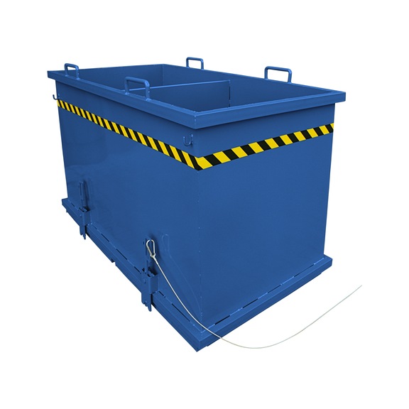 EICHINGER INDUSTRIE 2036 hinged-bottom waste container, 2 pieces