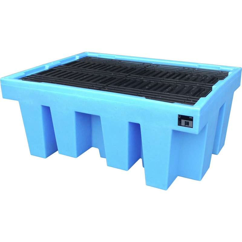 Collection tray, PE, for 1000-l IBC, 1760x1350x710 mm, collection ...