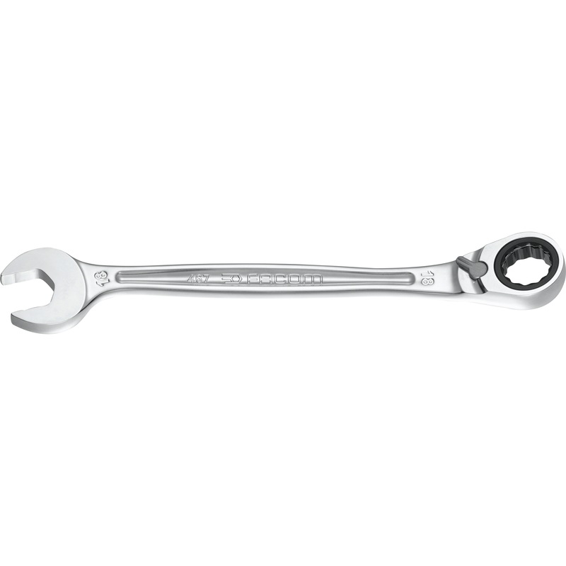 FACOM Ultra-grip ratchet fork box wrench