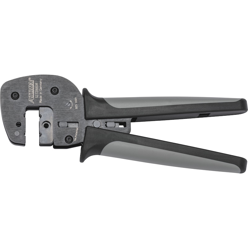 ATORN Crimping pliers for inserting interchangeable crimping inserts ...