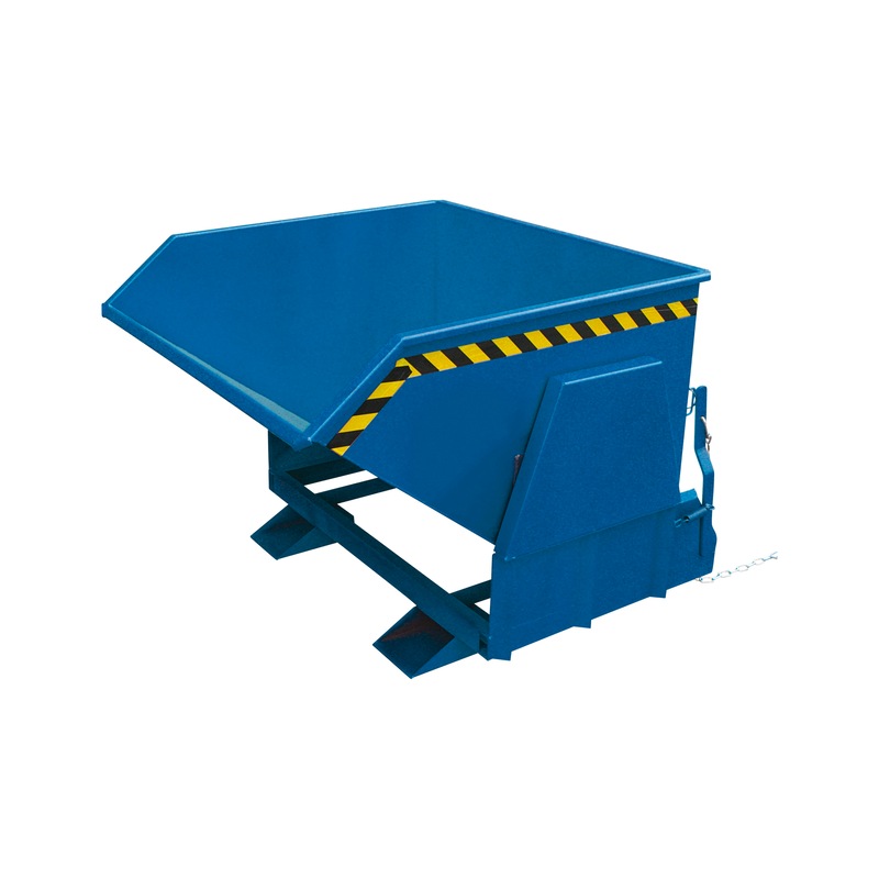 EICHINGER tipping container with prot. roll-off skids 3,000 kg 1,500 l ...