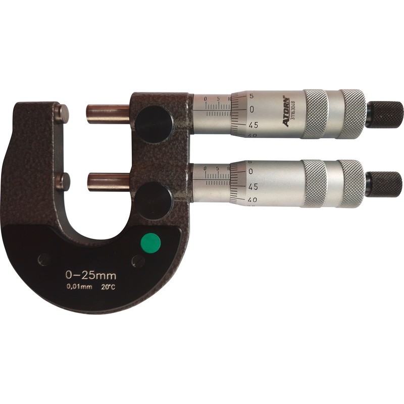 ATORN Snap gauge micrometer with two spindles