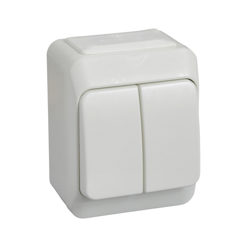 Surface-mounted switch IP44 Artic from WürthElektroShop