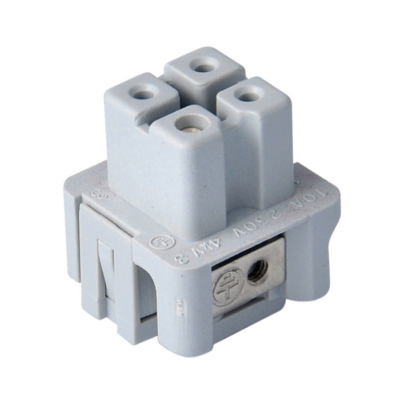 Heavy-duty fem connector w screw terminals (side) from WürthElektroShop