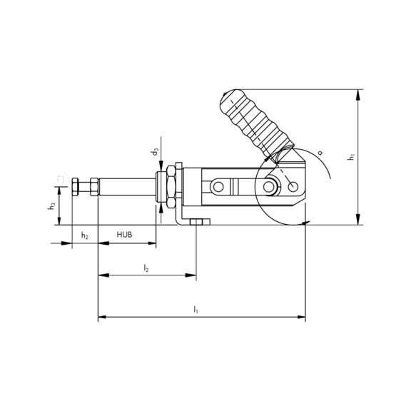 Buy Push-rod clamp Basic with bracket online