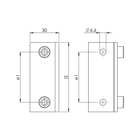 Buy DIN 3015-1 bracket, steel plain W.TEC series online