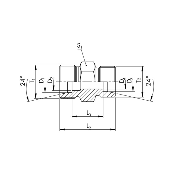 Buy Straight reducer screw connection, stainless steel online
