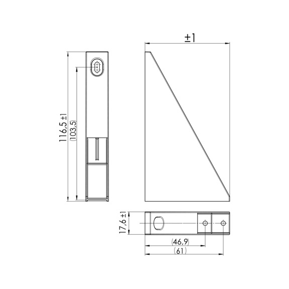 Support for high front panel NP