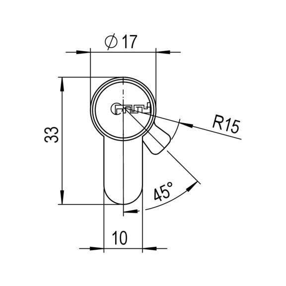 Buy Double cylinder Akura 44 locking system KA online | WÜRTH
