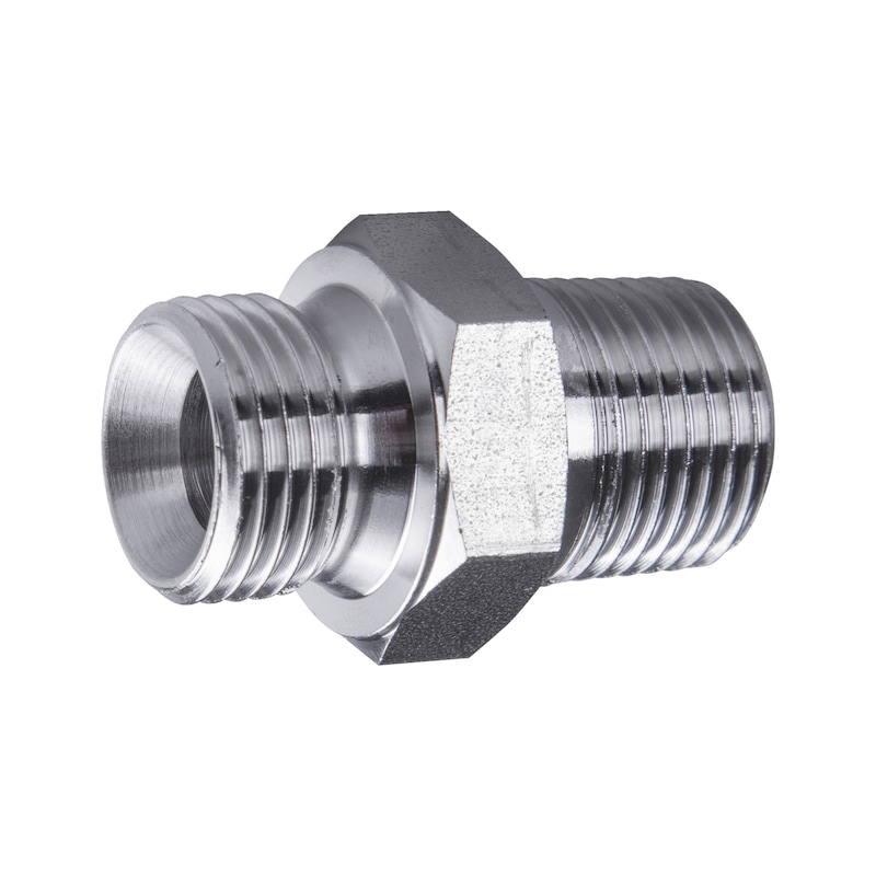 BSP-BSPT double nipple, stainless steel A4, male from eShop