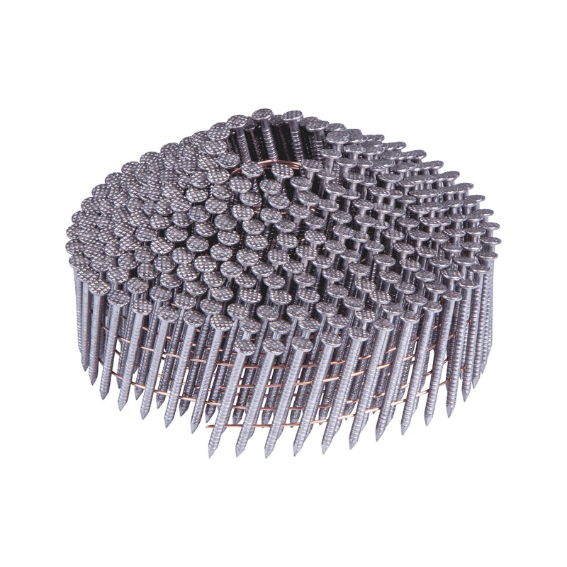 Steel, clear, collated, 16°, conical coil from eShop