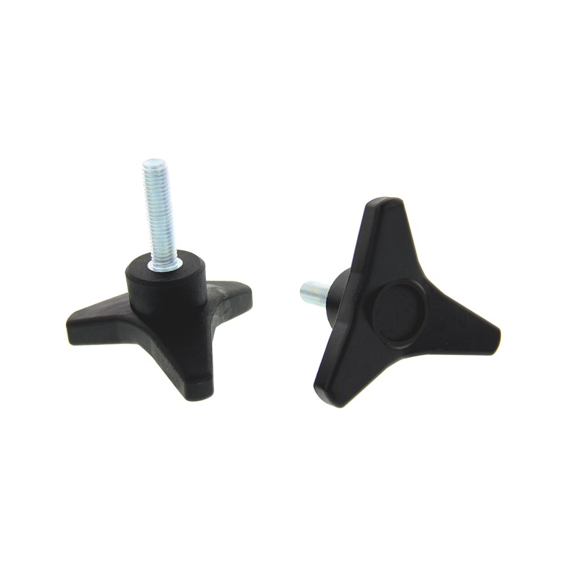 Buy 3-star handle steel zp with stud bolt and hub full online