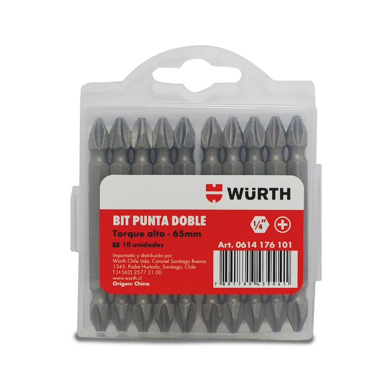 Buy Double-ended bit PH2 1/4 steel S2 magnetic online