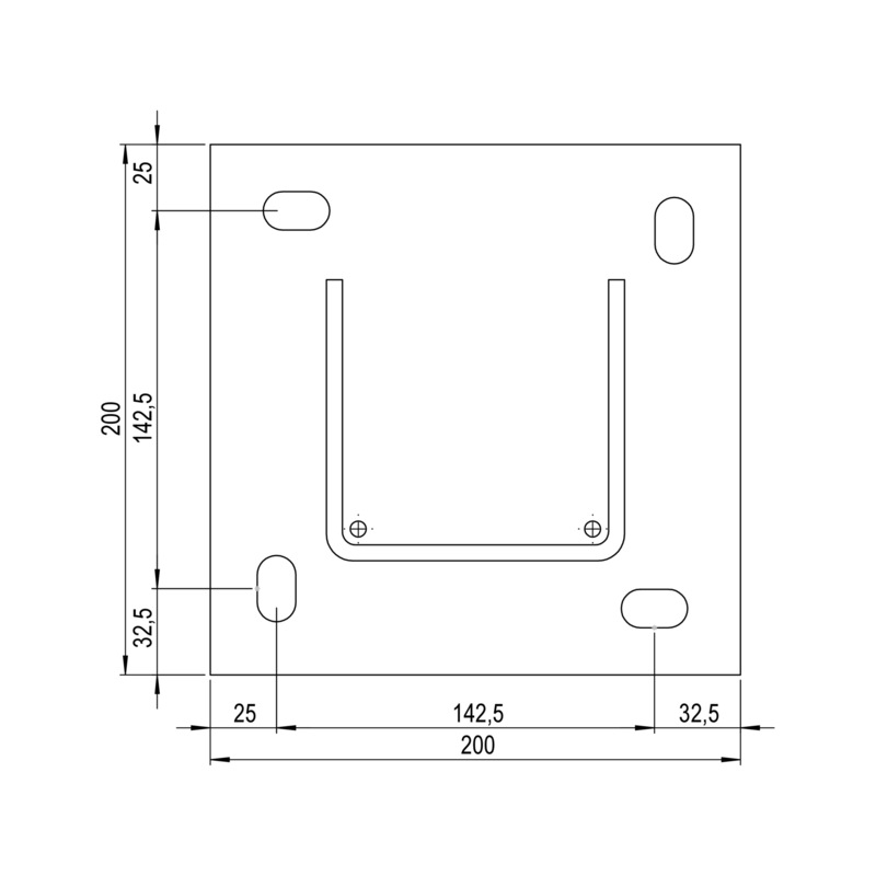 Buy Profile foot W-IP U-shape online | WÜRTH