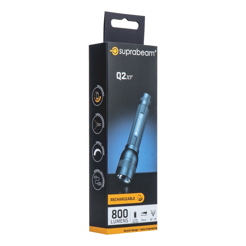 LED battery-powered pocket torch Suprabeam Q2XR from eShop