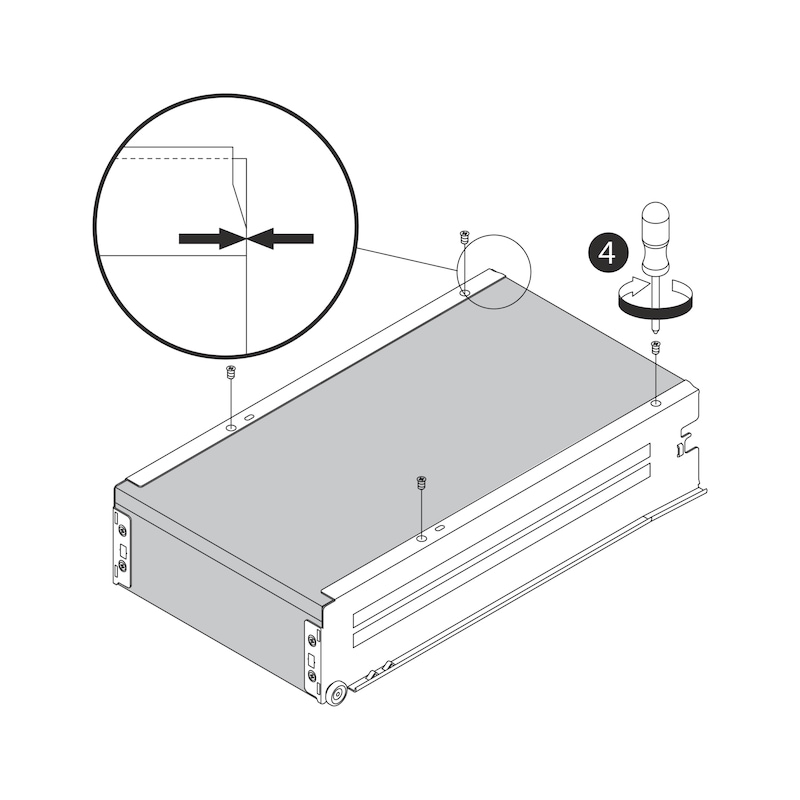 Kit complet pour tiroir SCIPIO H85 pour Professionnels | WURTH