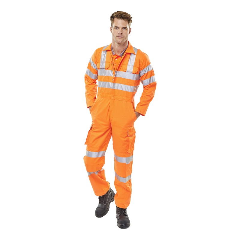 Buy Hi-vis work overall Rail Spec online